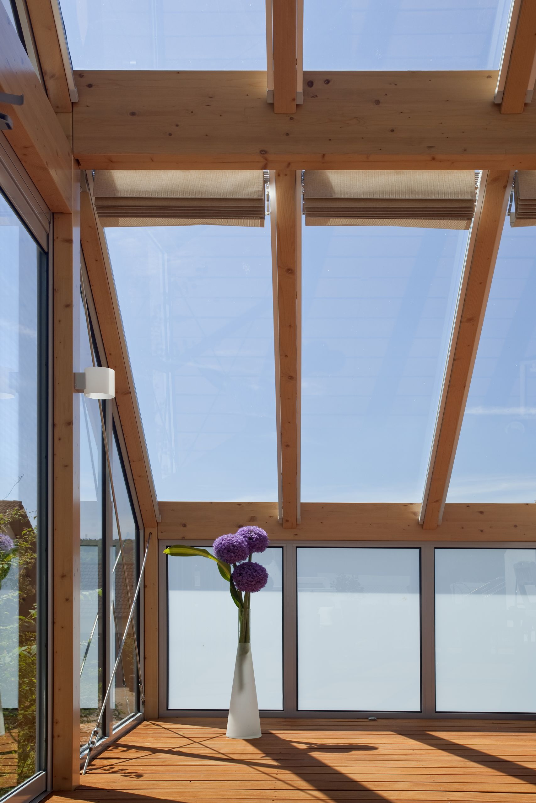 Zweistöckige Terrassenüberdachung Holz - Alu in Bamberg - BAUMANN ...